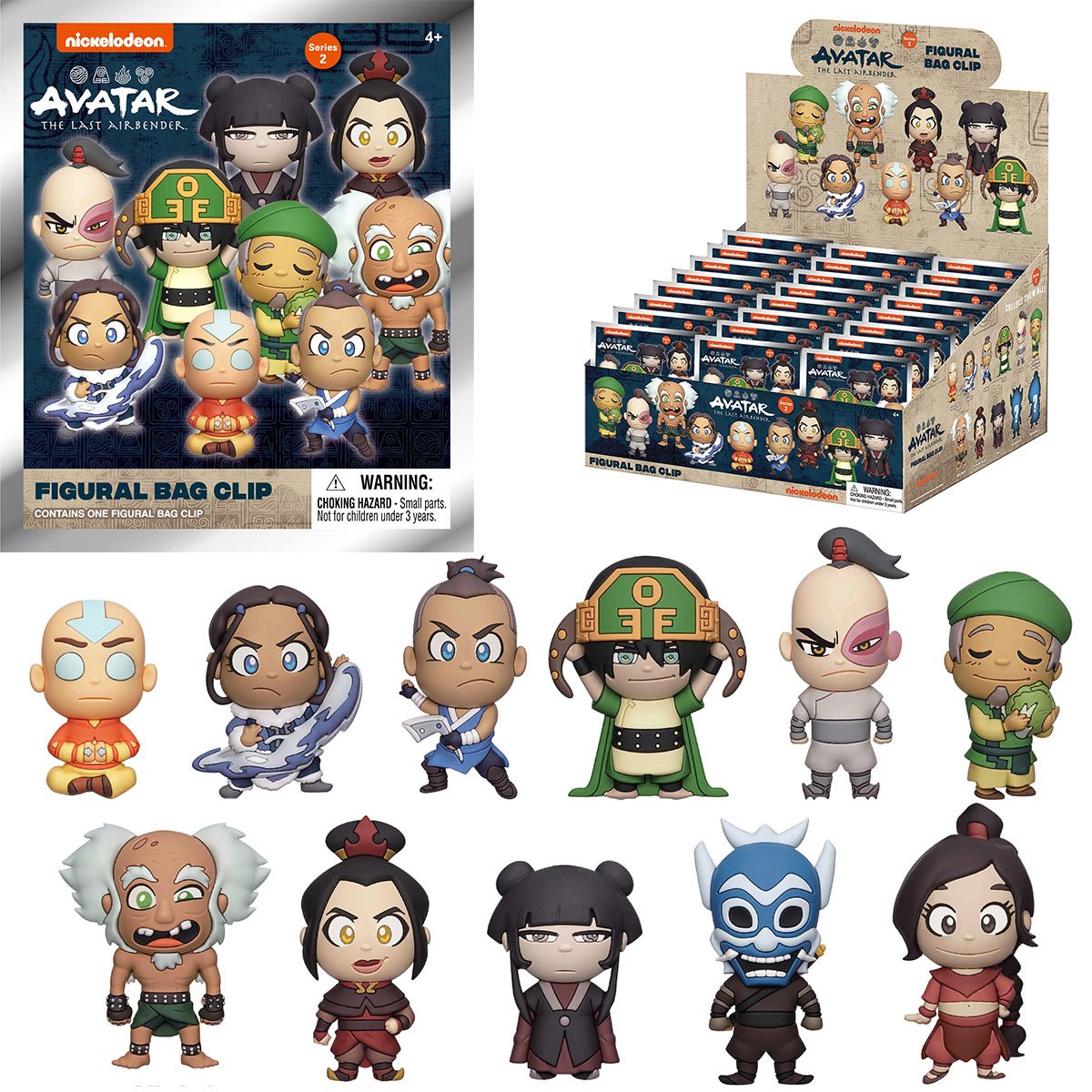 Monogram Avatar The Last Airbender 3D Foam Collectible Figural Bag Cli